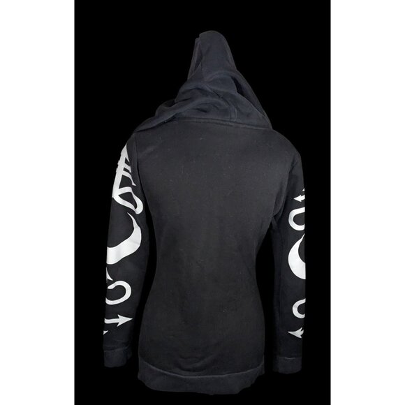 Restyle | Tops | Restyle Gothic Witch Occult Symbol Black Zip Hoodie ...